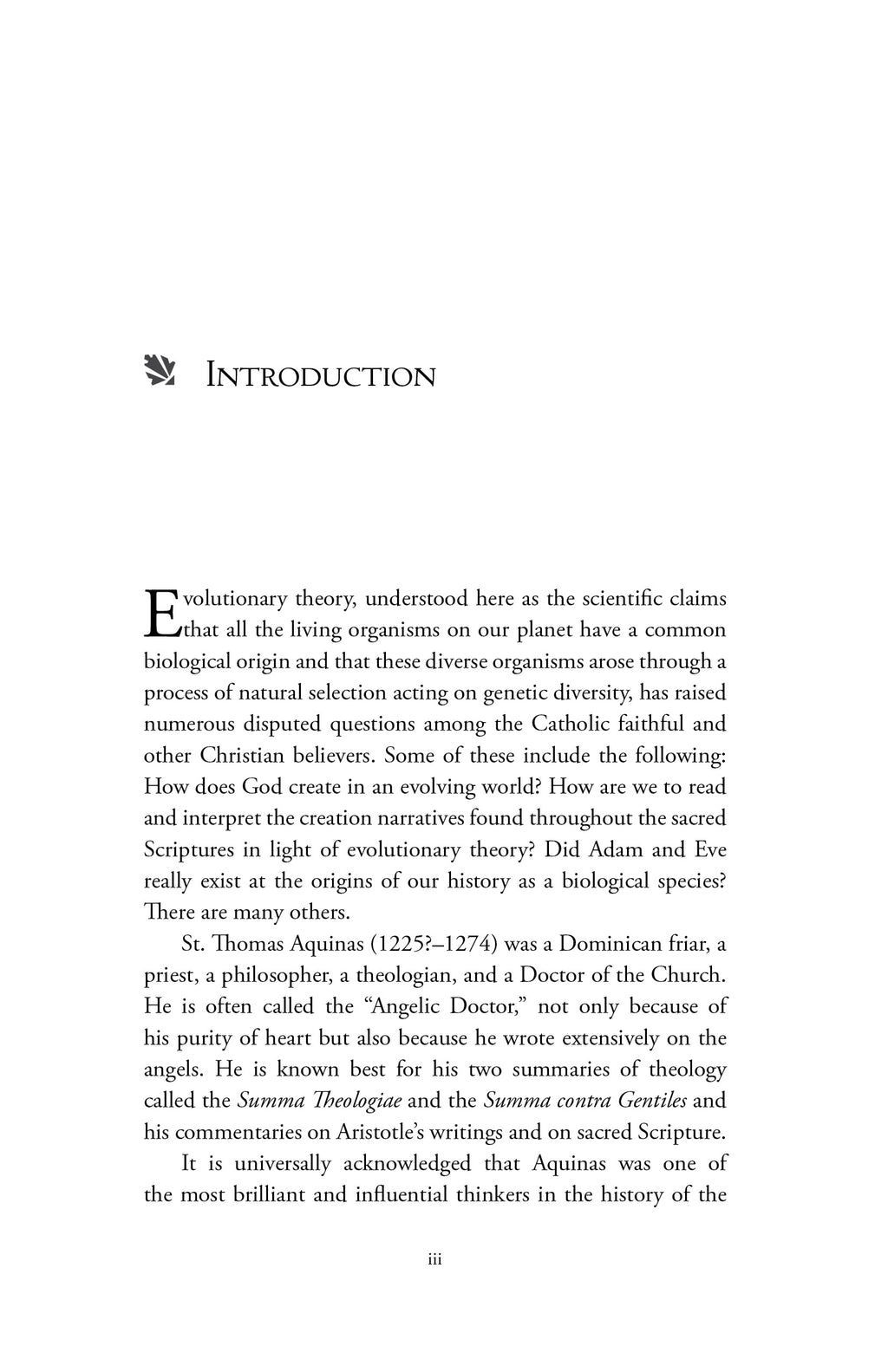 Thomistic Evolution – Cluny Media