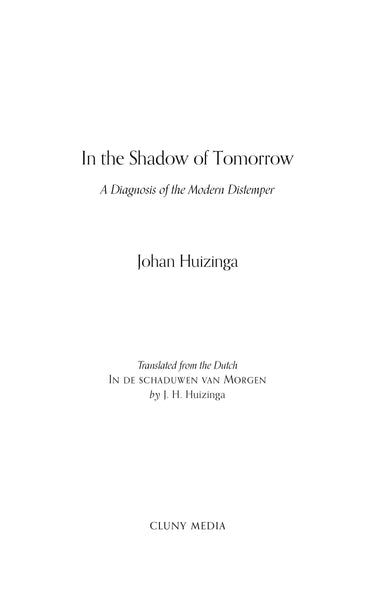 In the Shadow of Tomorrow | Cluny Media